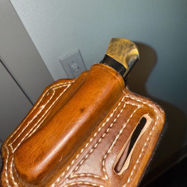 Leather Chest Holster - Leather Chest Rig - Revolver Chest Holster ...