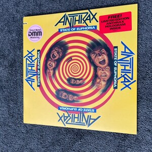Anthrax fistful of Metal/armed and Dangerous 3x 10 LP NM clear W/red ...