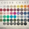 Editable Permanent Adhesive Vinyl Color Chart, Canva Template for ...