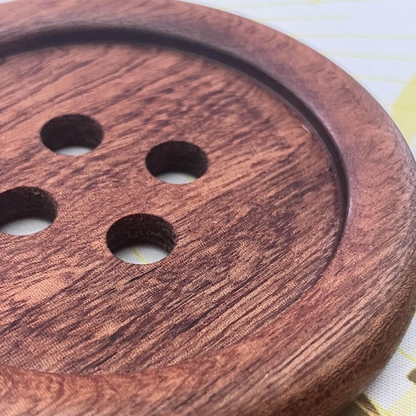 Giant Wooden Button - Etsy