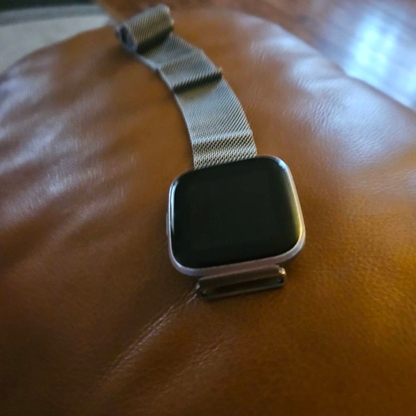 Fitbit Versa Band Connector Adapter 1 Pair. Stainless Steel Connector ...