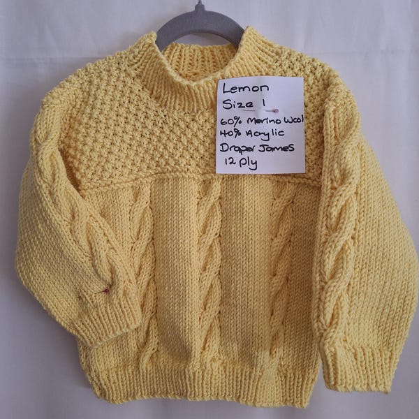 Easy Garter Stitch Woman's Chunky Edge to Edge Jacket Cardigan Pockets ...