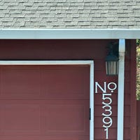 18 Inch Bold House Numbers - Etsy