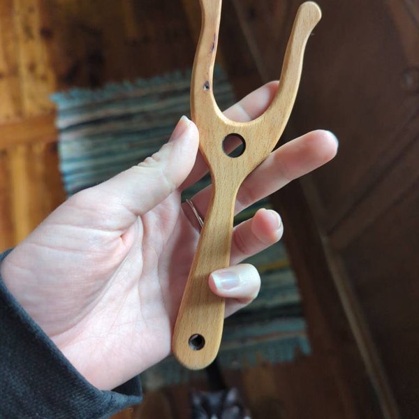 Lucet, Beech Wood, Knitting Fork, Weaving Fork, Cord Making, Wooden ...