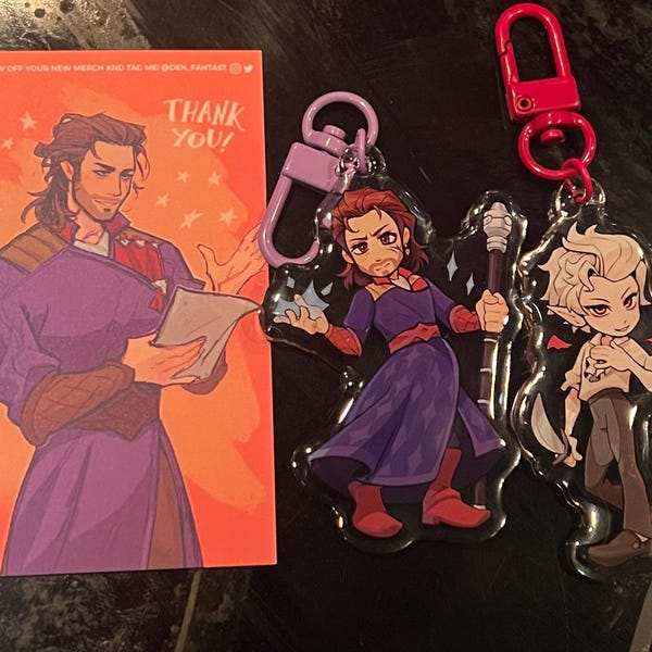 Wizard of Waterdeep (gale Dekarios) - Tarot Style Art Print - Baldur's ...