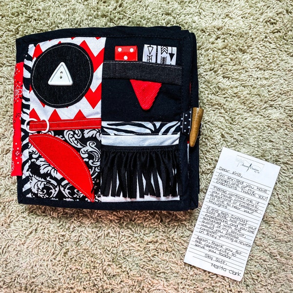 Busy Fidget Quilt, Activity Mat, Alzheimer's, Dementia, Autism, Special ...