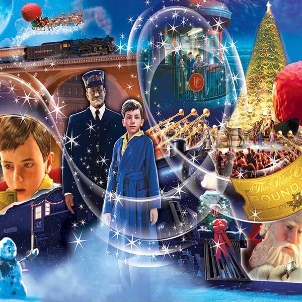 Polar Express 20oz Sublimation Tumbler Design PNG Full Wrap Straight ...