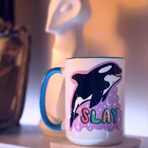 Killer Whale Mug Funny Orca Coffee Cup Unhinged Mug Meme Humor ...
