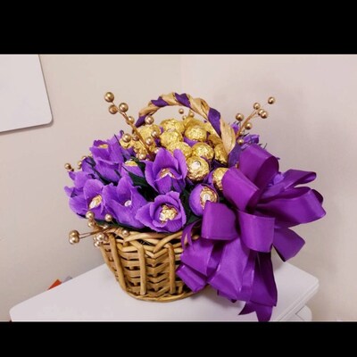 Candy Arrangement skittles-candy Bouquet - Etsy