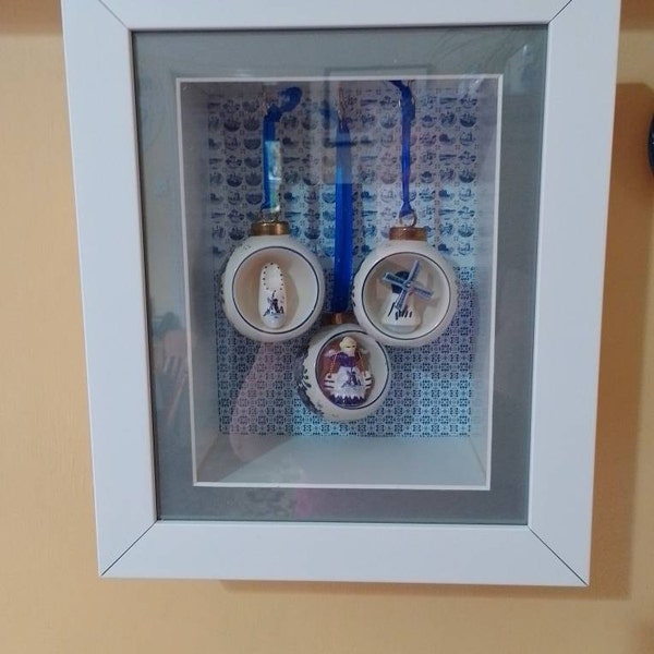 4 101mm Extra Very Deep 3D Box Frame With White Mount and White ...