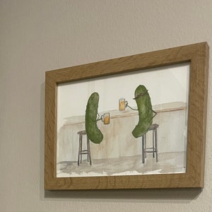 Whimsical Pickles With Mustaches Lighting the Menorah for Hanukkah ...