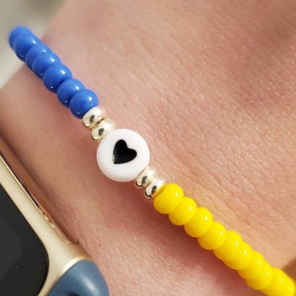Support Ukraine Bracelet | Ukraine Donation | Bracelet for Ukraine ...