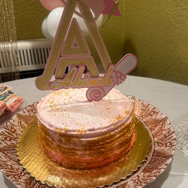 Back to School Birthday Cake Topper, First Day of School Centerpiece ...