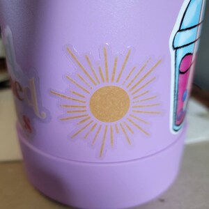 Michigan Pink Smiley Face Sticker Retro Boho Aesthetic - Etsy