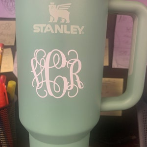 Scope and Deer Track Monogram // Monogram Decal // Car Monogram Decal ...