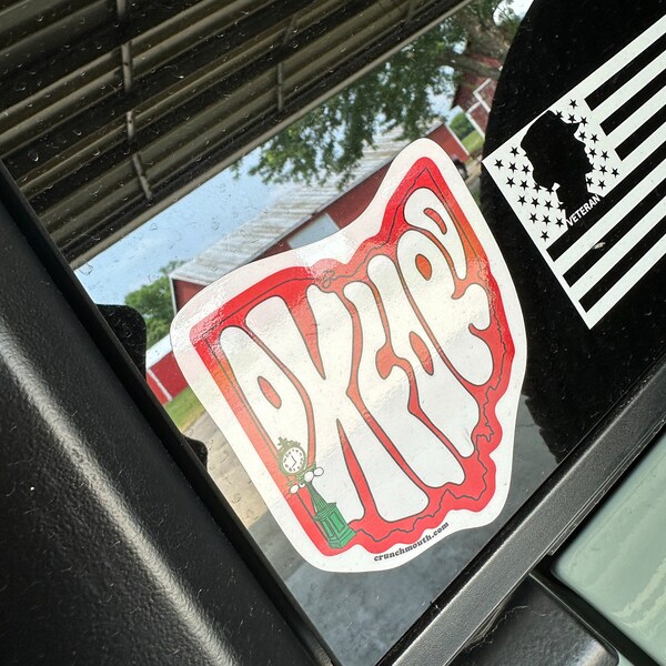 OXFORD OHIO State Map Sticker Travel Decal - Etsy