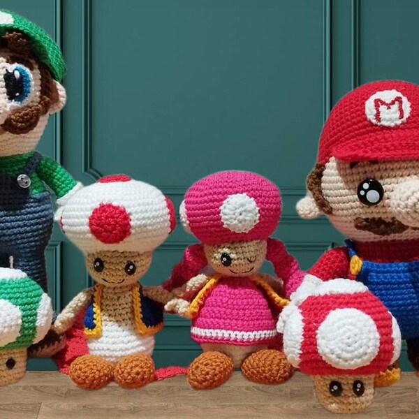 Crochet Pattern | Bro Super Plumber | PDF | Easy Amigurumi Baby Toy ...