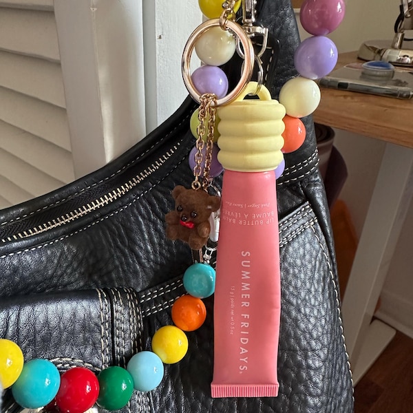 GLOSSGRL Keychain Cap for Lipgloss and Balm Bubble Cap Chap Cap Chap ...