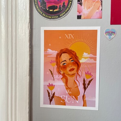 The Sun Mini Print - Etsy