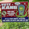 Vote Kang or Kodos Election Yard Sign - Etsy