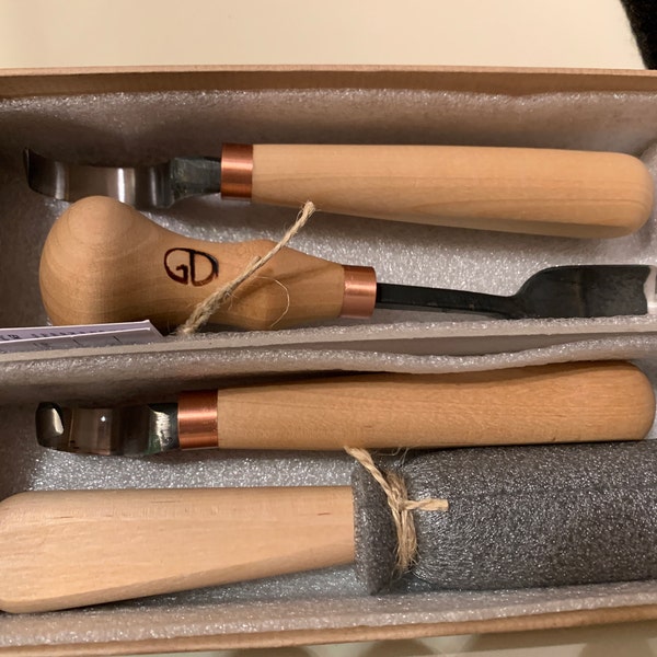 Wood Carving Tool Set 4 Pcs. Spoon Carving Tools. Spoon Carving. Crook ...