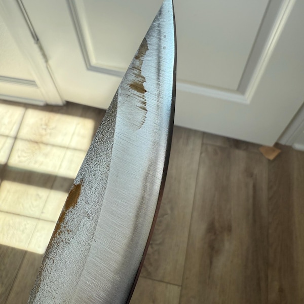 Japanese Hidden Tang Wakizashi Blade, Long Tanto Knife Blank, N690 ...