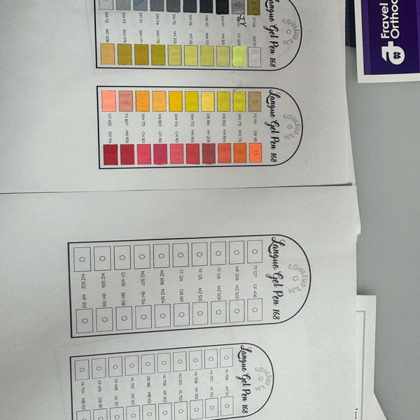 Nuanciers feutres acryliques ET stylos gel Languo (tous les packs) pour ...