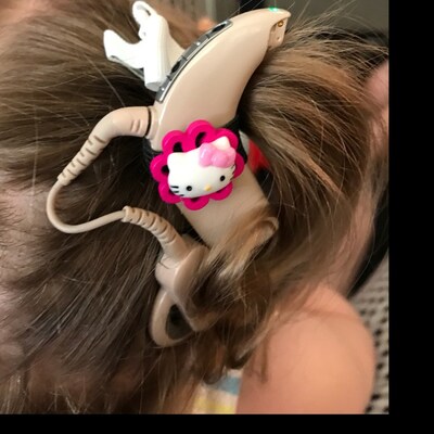 Cabbage: pair Single Cochlear Implant Processor Retainer & Fastener - Etsy