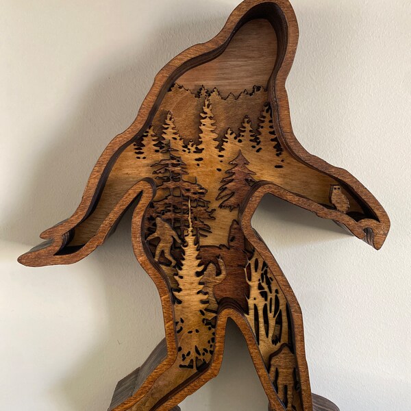 Cow Multi-layered Wood, Farmhouse Decor, Cow Gifts, Cow Decor, Farmer ...