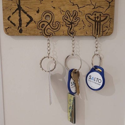 Organization XIII Data Symbols Inspired Wooden Wall Clock - Etsy