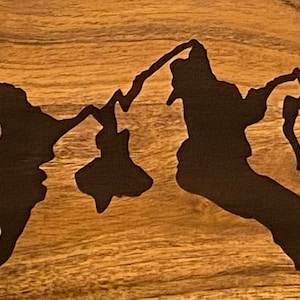 Superstition Mountains SVG Outline Digital Cut File - Etsy