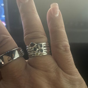 Sterling Silver Cross Ring, Purity Ring for Women Christian, Dainty ...