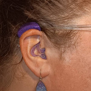 SPIKED Hearing Aid Skin Hearing Aid Sleeve Hearing Aid Jewelry Cochlear ...
