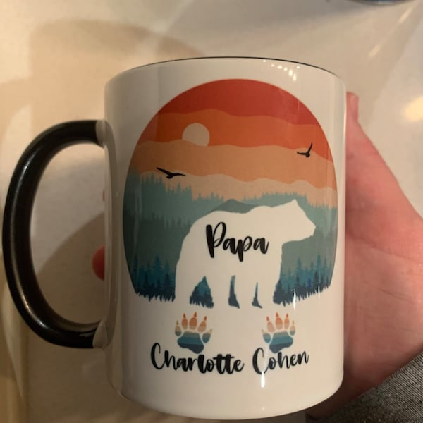 Baseball Softball Dad Custom Father's Day Coffee Mug L Personalized ...