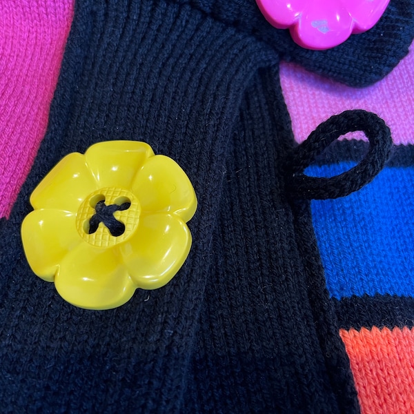 Giant Flower Buttons, Giant Yellow Flower Buttons 6.5cm, Extra Large ...