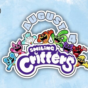 Smiling Critters Birthday Invitation Customizable Digital Download ...