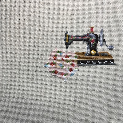 Sewing Machine Sampler Counted Cross Stitch Pattern Pdf Digital Cross ...