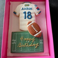 Personalised Football Fan Birthday Biscuits, Gift for Football Fan ...