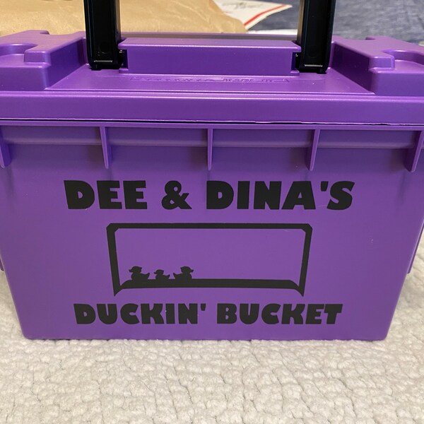 Duck Duck Holder, Black - Personalized Rubber Duck Storage, Duck Carry ...