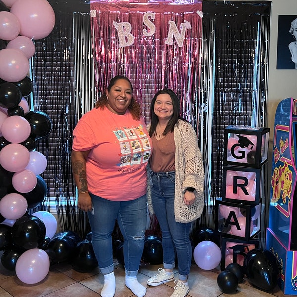 Graduation Personalized Name Banner in Pink|custom Graduation Banner ...