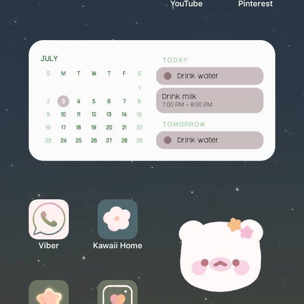 Cute Animated Lockscreen Widgets for Ios 16/17 - Etsy
