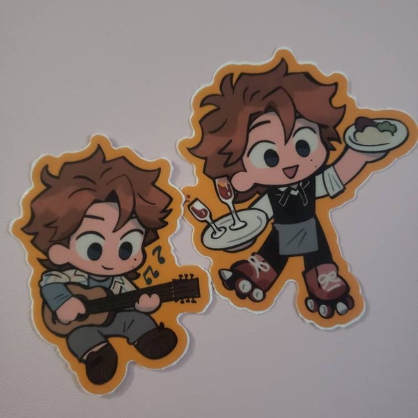 Rody Lamoree | Dead Plate | Matte Vinyl Stickers - Etsy