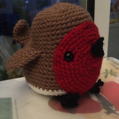 Ted the Red Robin Amigurumi Crochet PDF Pattern Bonus Pattern: Phil the ...
