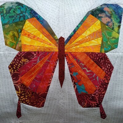 Butterfly Foundation Paper Pieced Quilt Pattern - Etsy