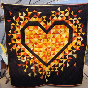 PDF Exploding Heart Quilt Pattern Digital Download by Slice of - Etsy
