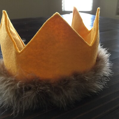 Felt and Fur Birthday/costume Crown Where the Wild Things - Etsy
