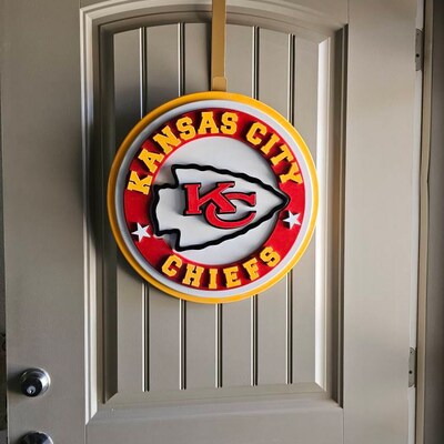 Kansas City Chiefs Wooden Sign - Etsy