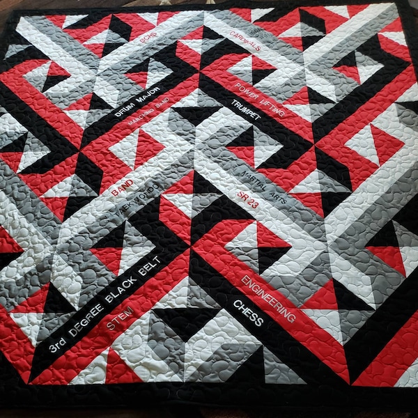 Digital PDF Quilt Pattern|quilt Interwoven Design|modern Patchwork ...