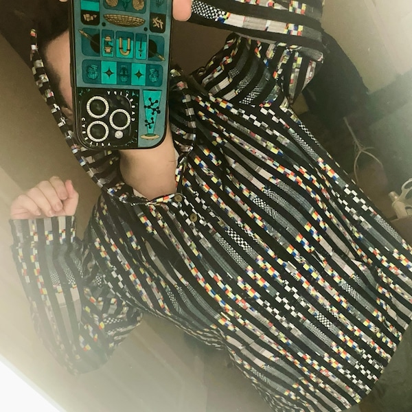 Froggy Checker Kidcore Blazer Mens Nonbinary Clowncore Cotton Sport ...