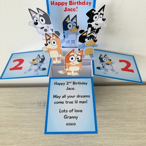 Bluey Card-in-a-box - Etsy